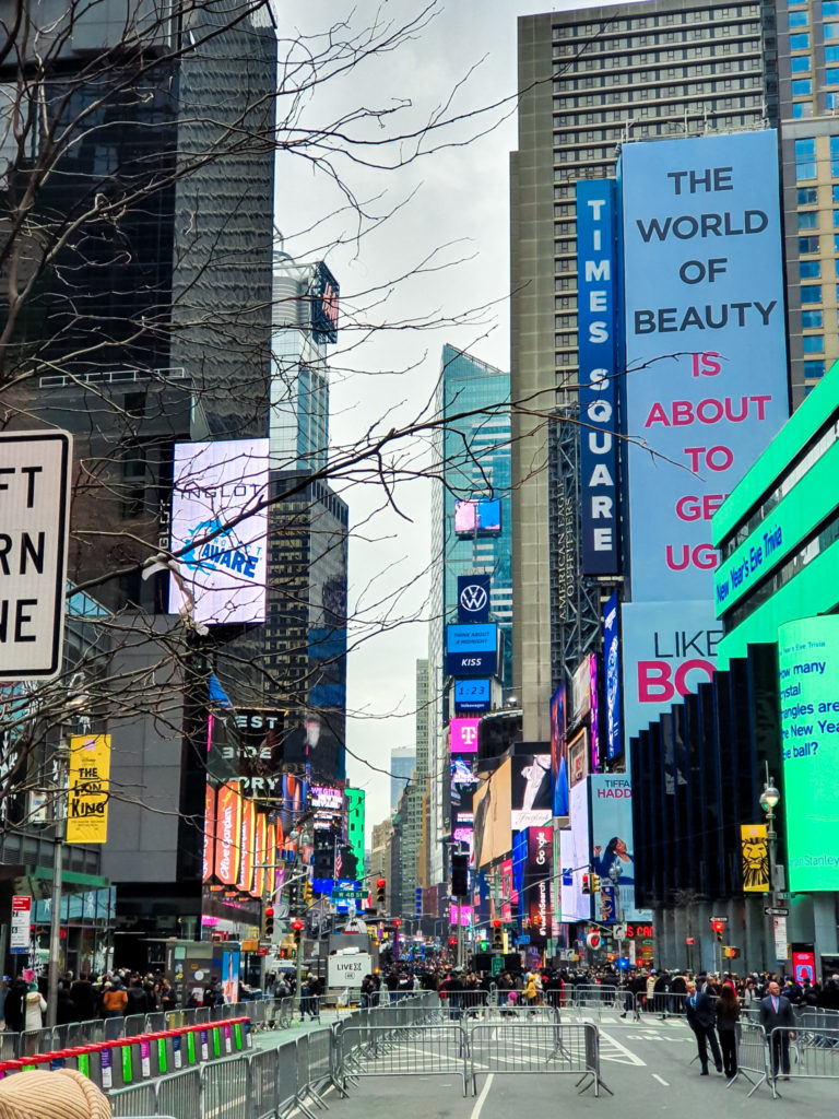 New Year's Eve in New York City: watching the Ball Drop in Times Square ...